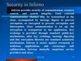 Inferno operating system | PPT