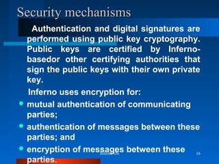 Inferno operating system | PPT