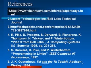 Inferno operating system | PPT