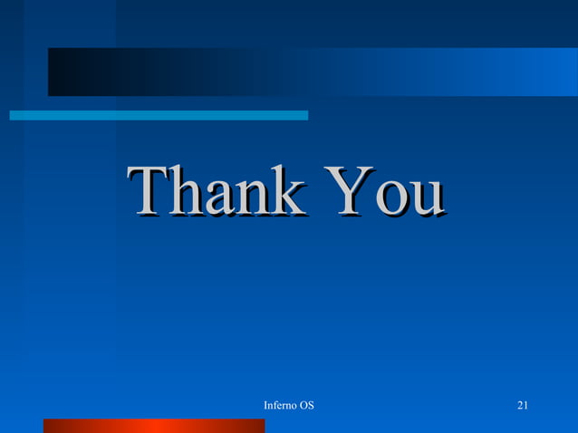 Inferno operating system | PPT