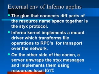 Inferno operating system | PPT
