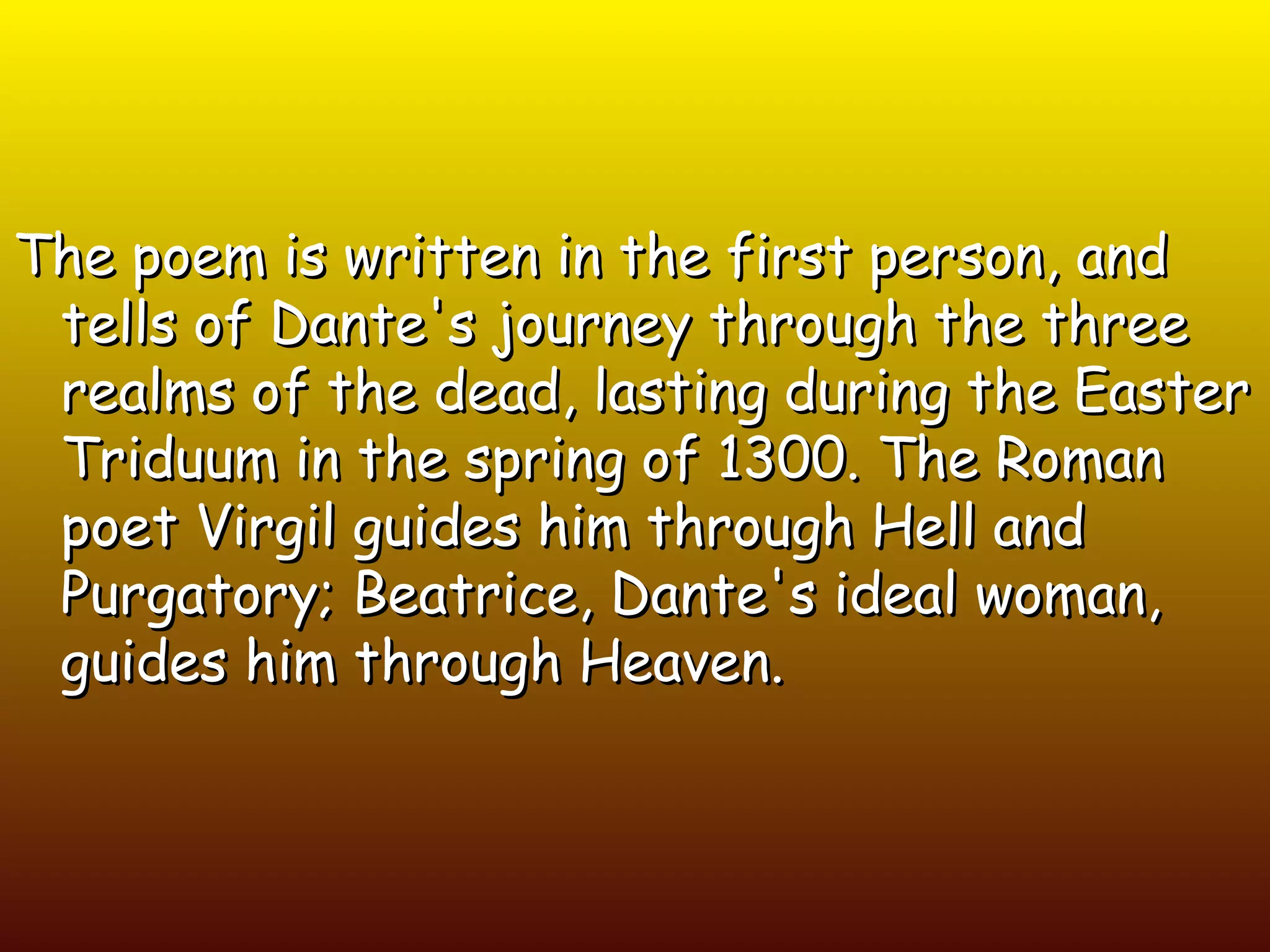 Inferno pre reading | PPT