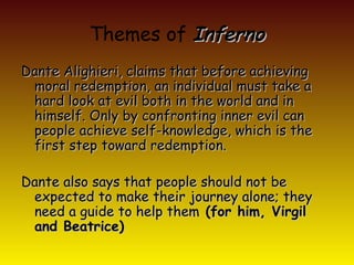 Inferno pre reading | PPT | Christianity | Religion & Spirituality