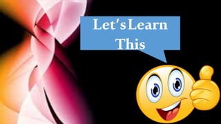 Infer purpose of the visual media | PPTX