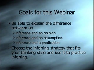Inferring | PPT