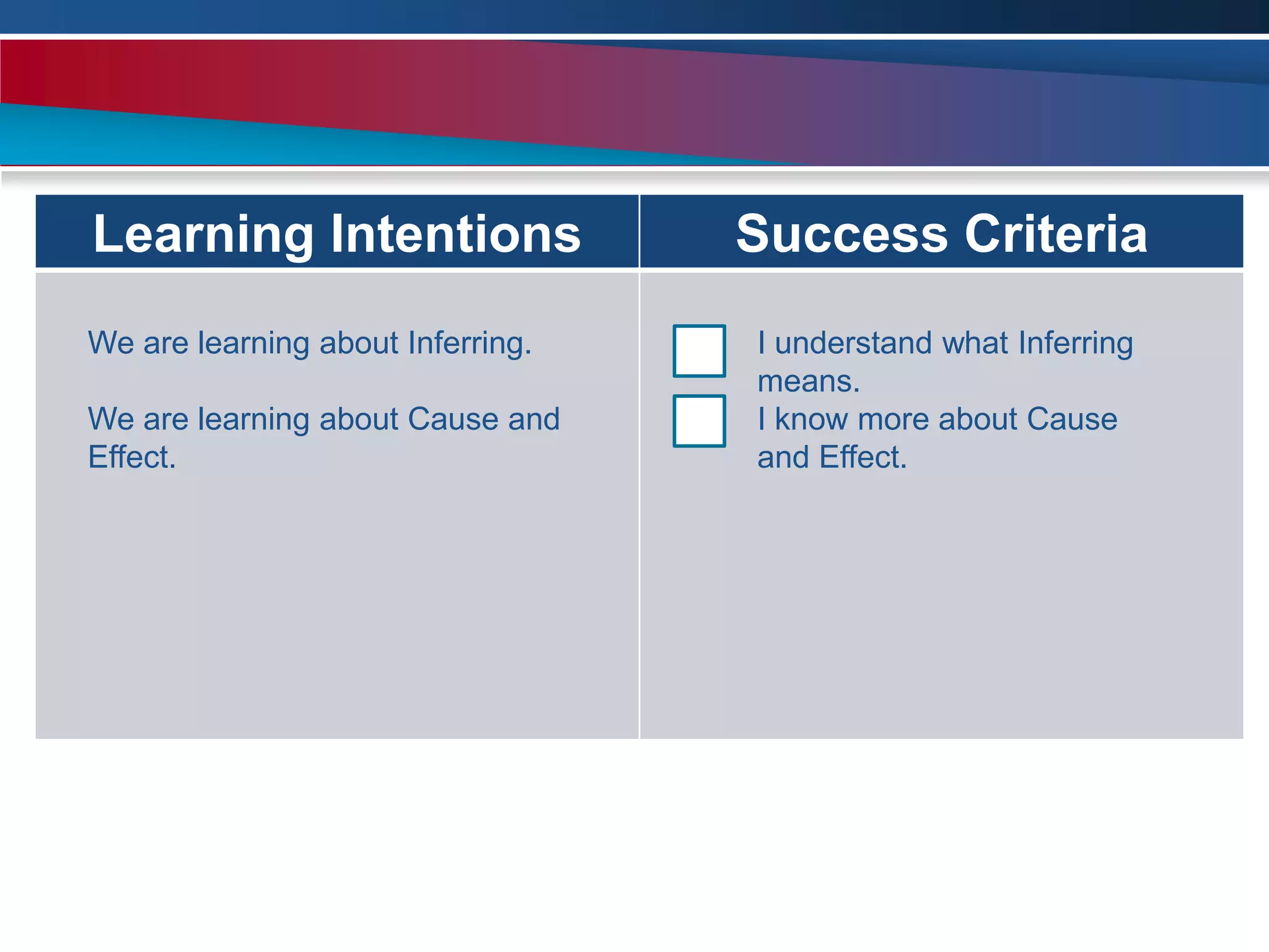 Inferring cause and effect | PPTX