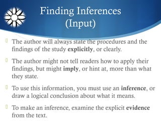 making inferences from onformation text.ppt