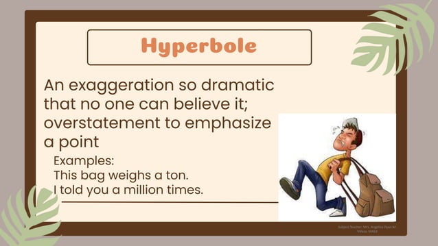 Inferring Literary Meaning from Literal Language based on Usage.pptx | Books and Literature