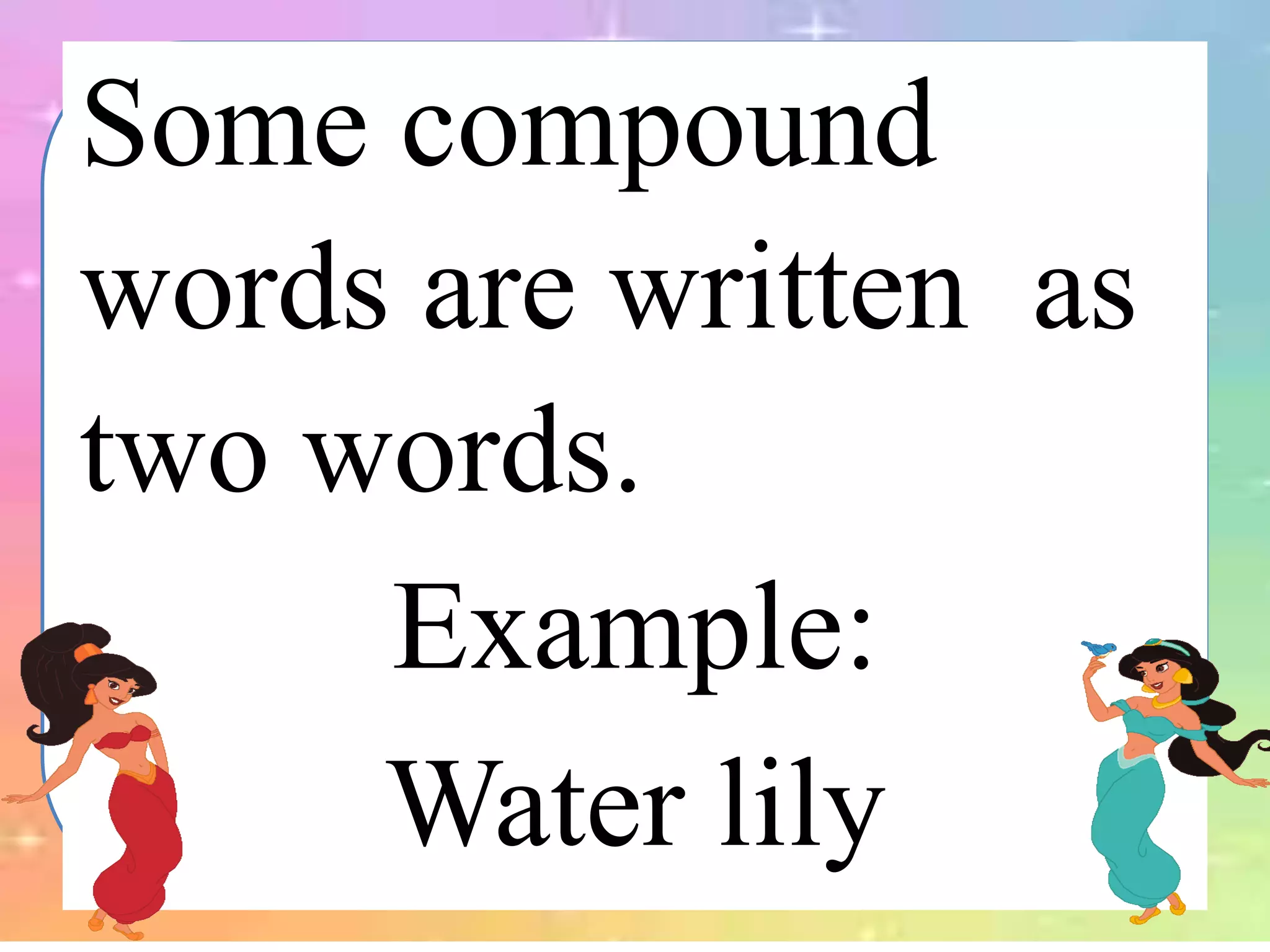 Infer the meaning of unfamiliar words compound based on given context ...