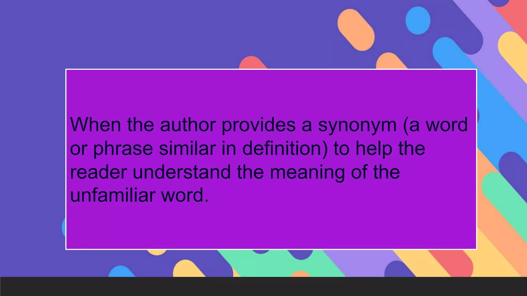 Infer the meaning of unfamiliar words using text.pptx