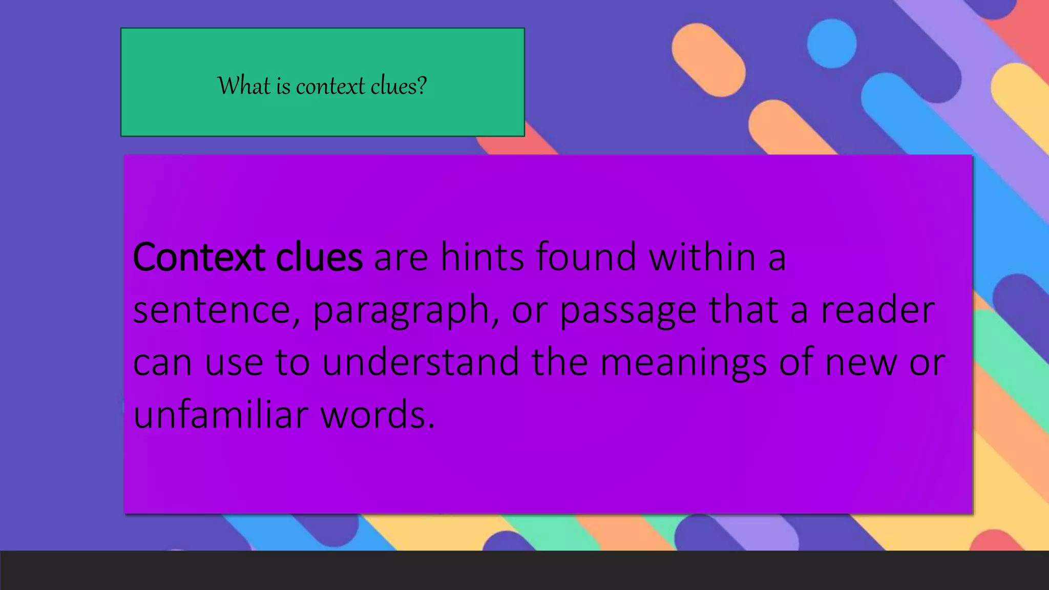 Infer the meaning of unfamiliar words using text.pptx