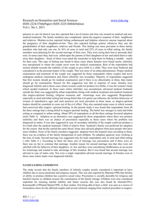 Infertile couples in the family context variation across setting | PDF