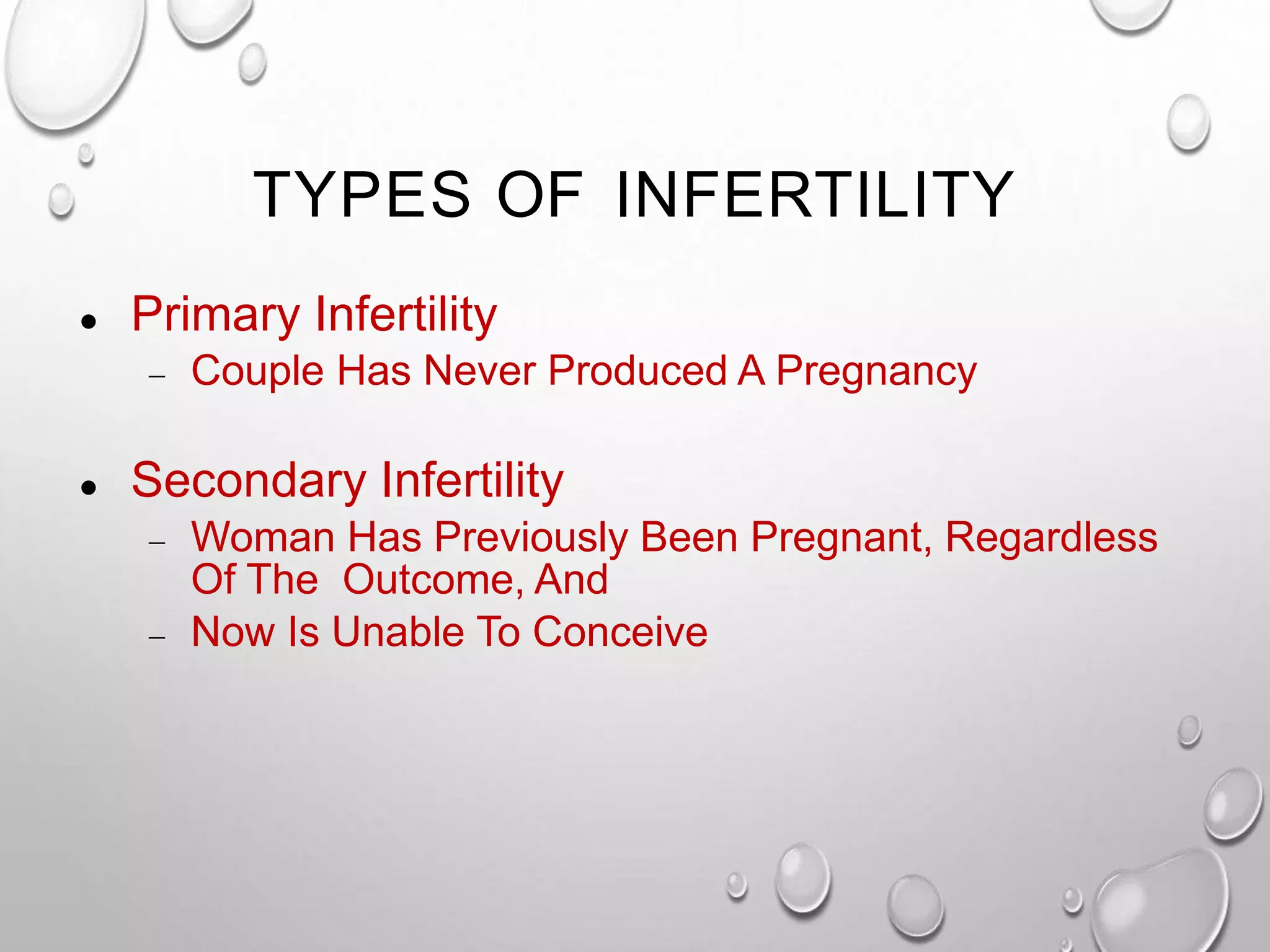 Infertility Reproductive System Disorder Ppt