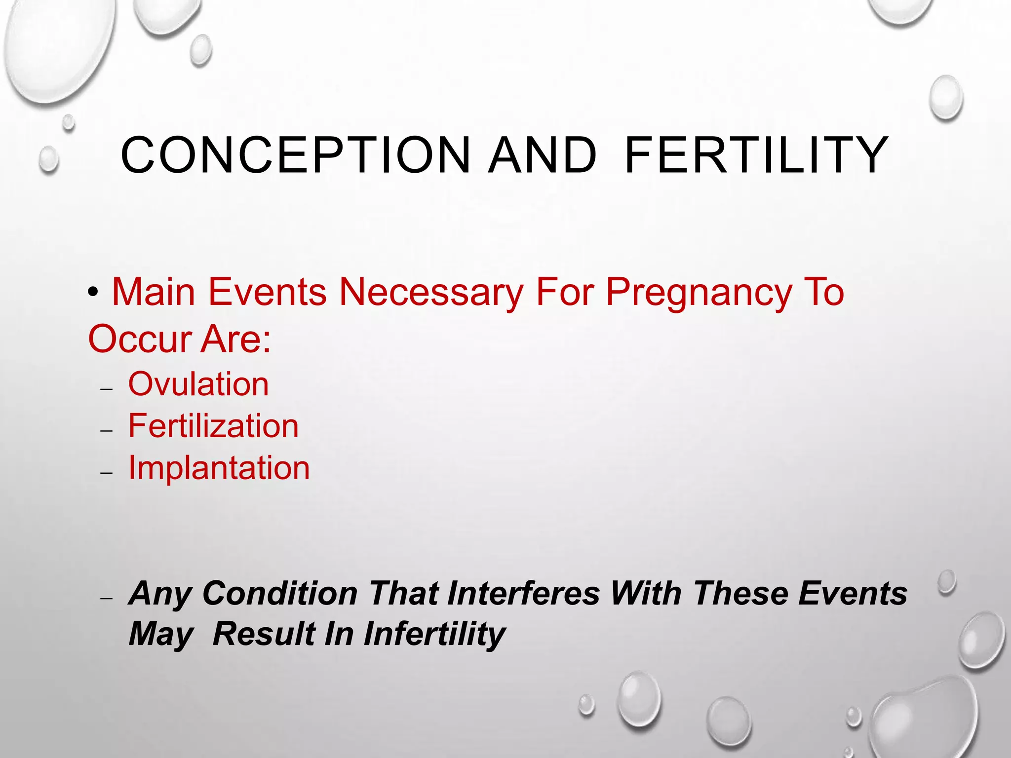 Infertility Reproductive System Disorder Ppt
