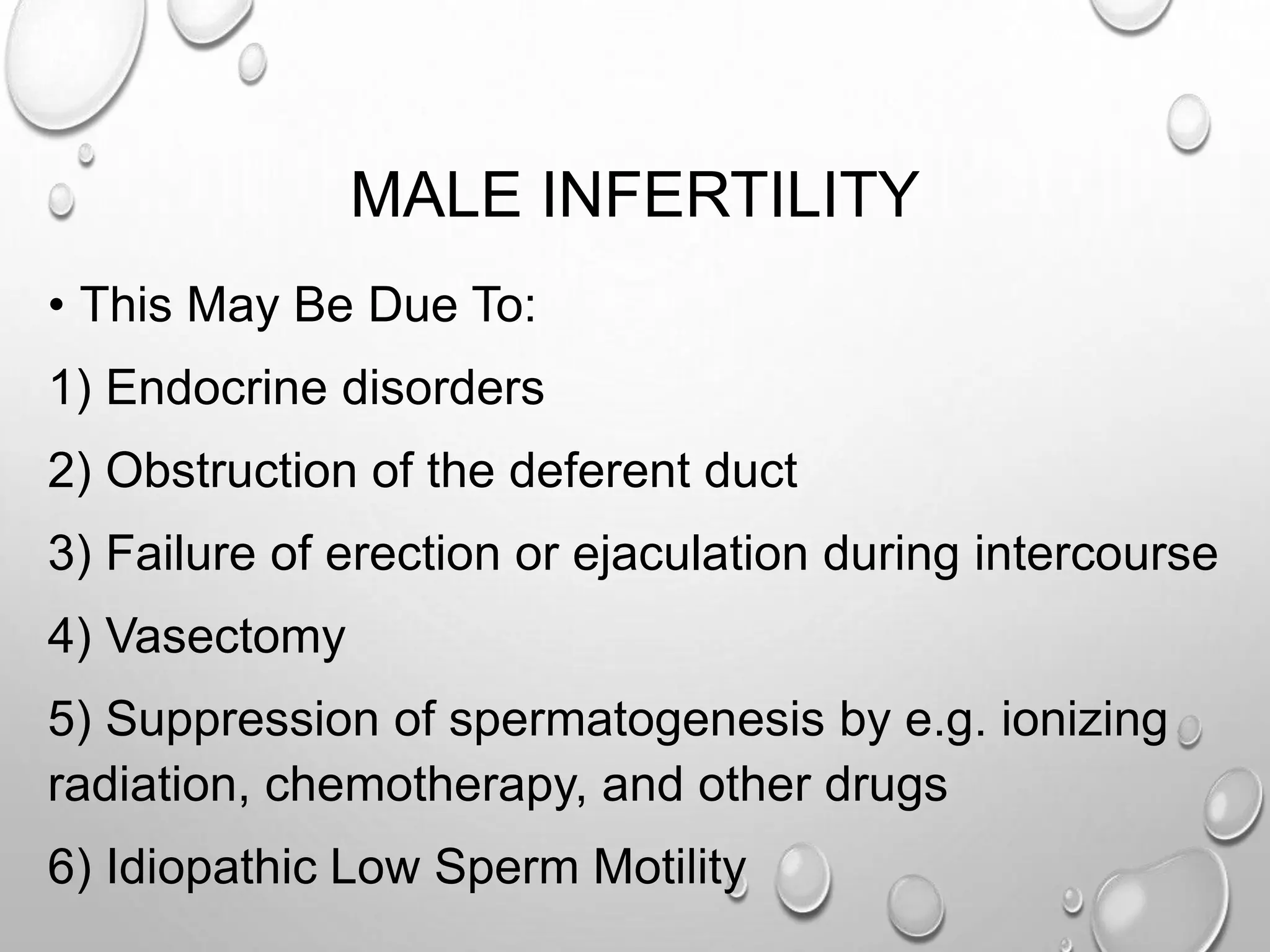 Infertility (Reproductive system disorder) | PPTX