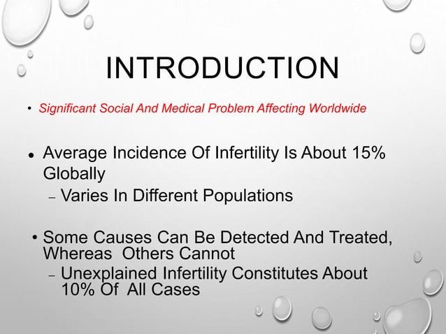 Infertility Reproductive System Disorder Ppt