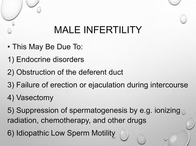 Infertility Reproductive System Disorder Ppt