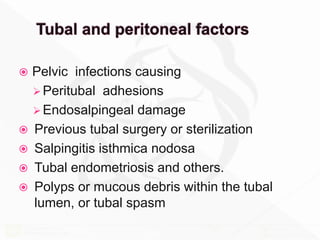 Infertility (OBG, MSC NURSING PREVIOUS) | PPTX