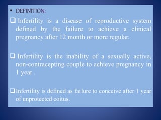 Infertility | PPTX | Pregnancy | Reproductive Health
