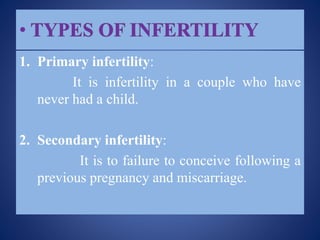 Infertility | PPTX | Pregnancy | Reproductive Health