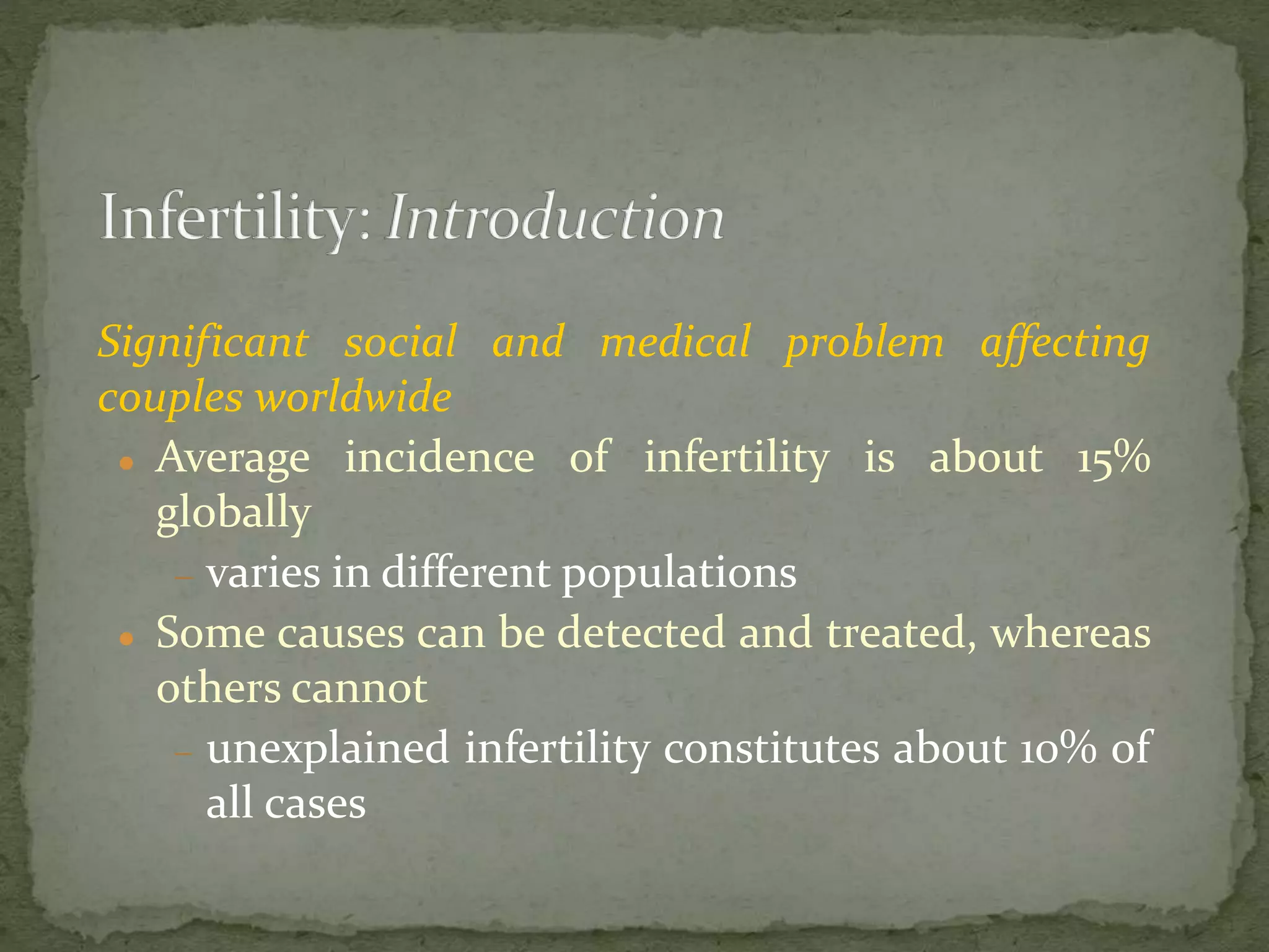 Infertility | PPTX