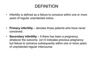 Infertility | PPTX