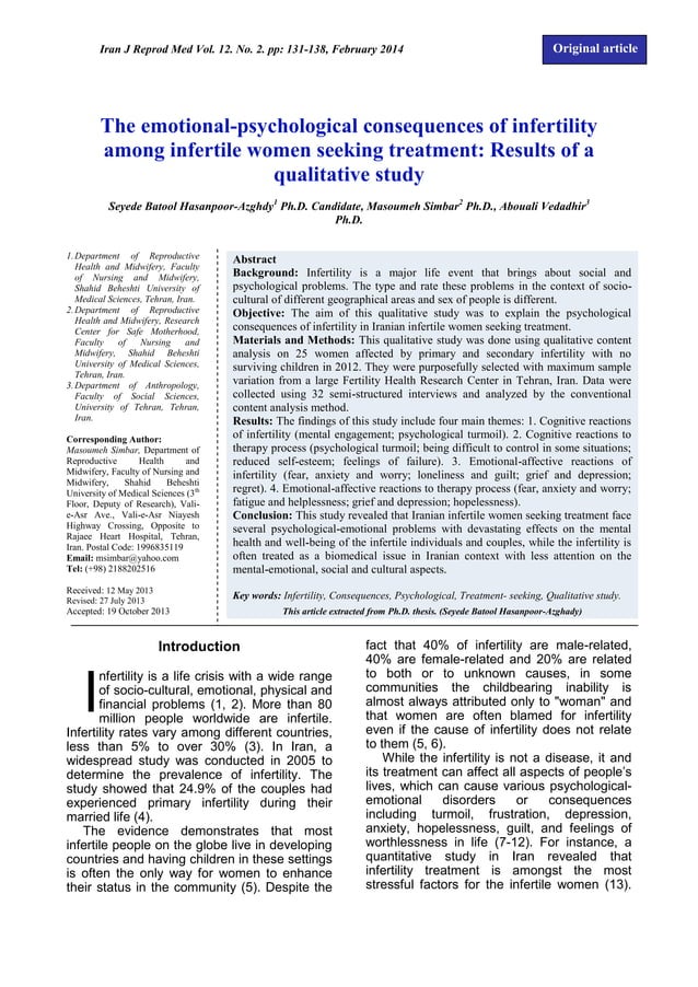 Infertility | PDF | Infertility | Reproductive Health