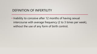 Infertility | PPTX