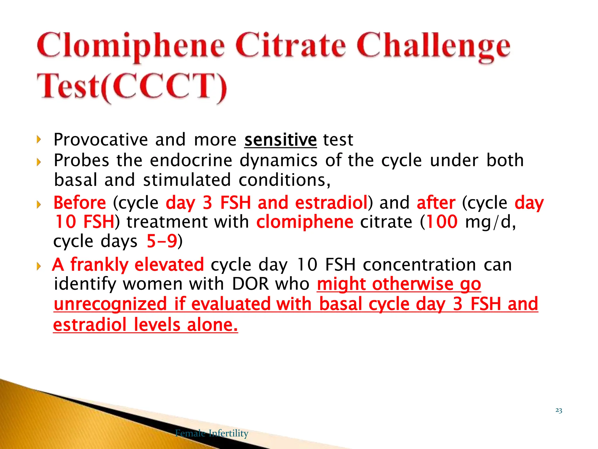 Male and female infertility and management | PPT