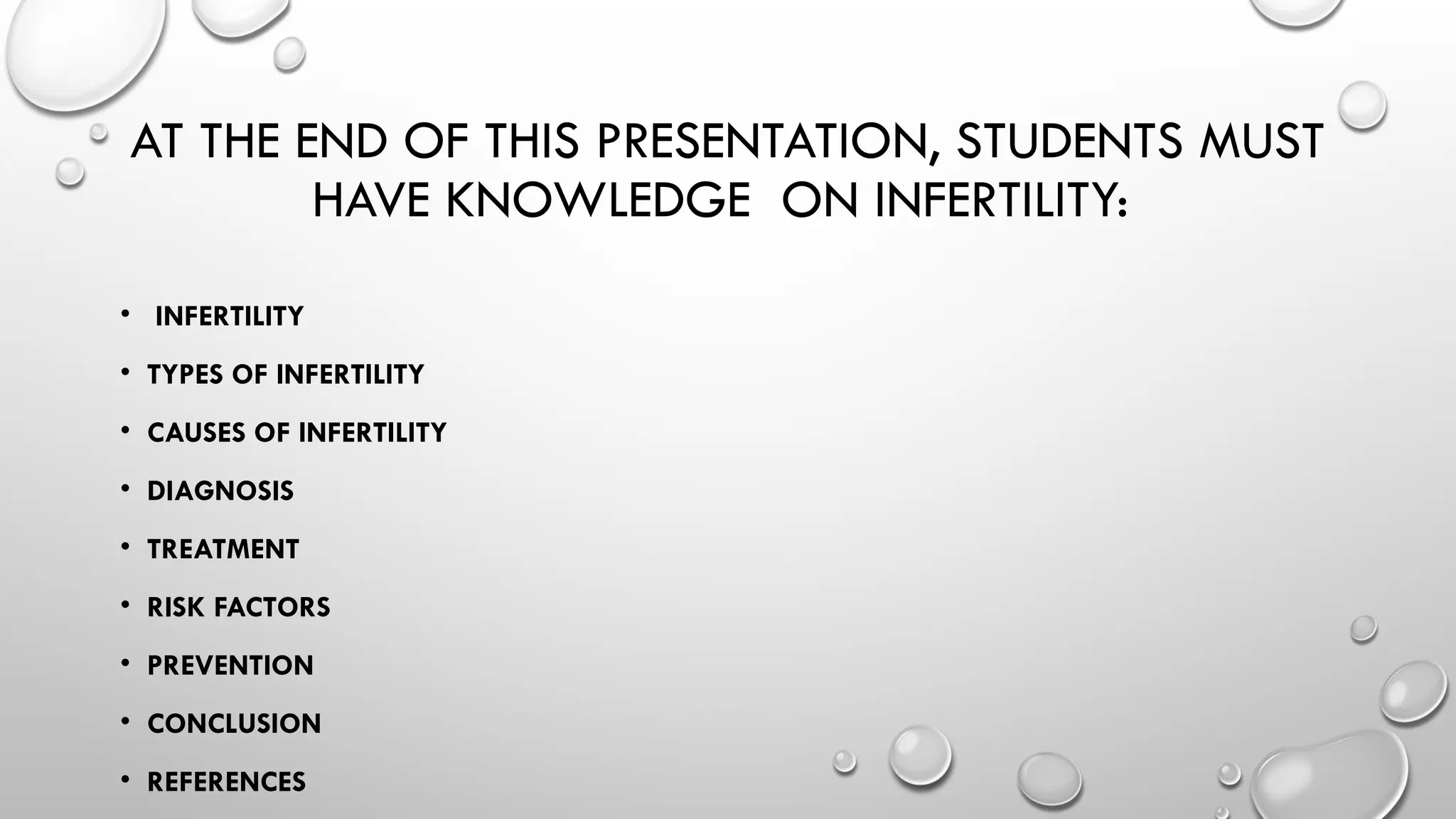 INFERTILITY GROUP POWERPOINT PRESENTATION | PPT
