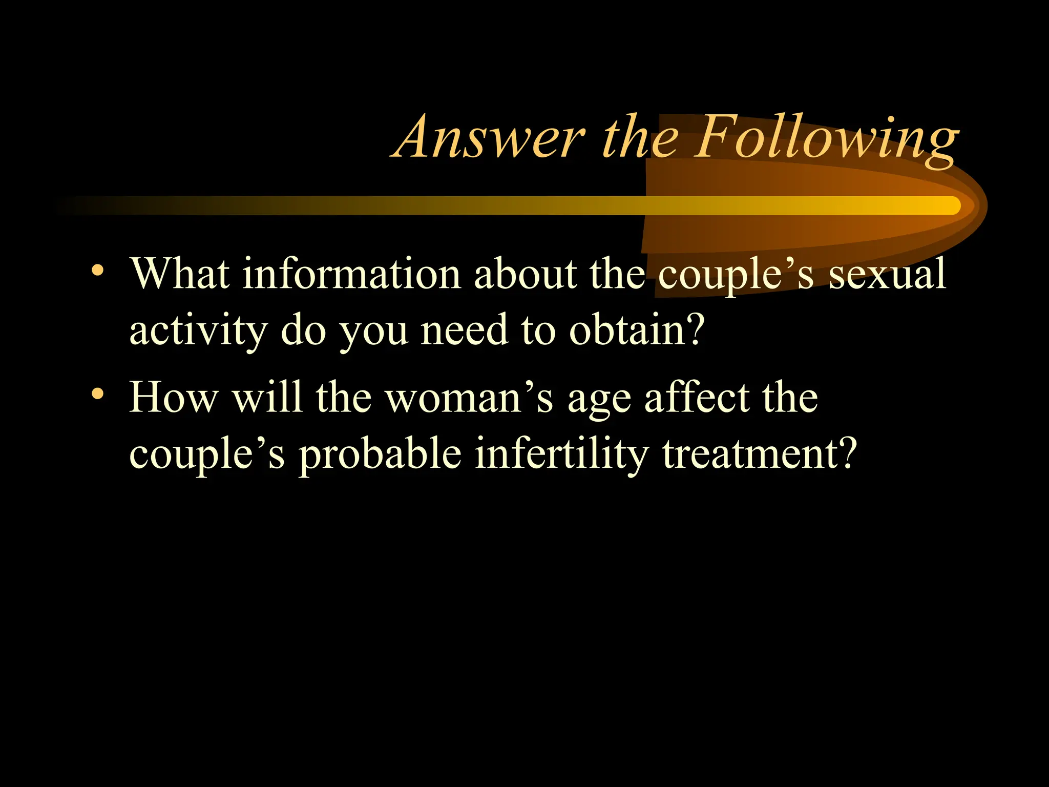 Infertility.ppt.Diagnosis etiology male factors assessment and male ...