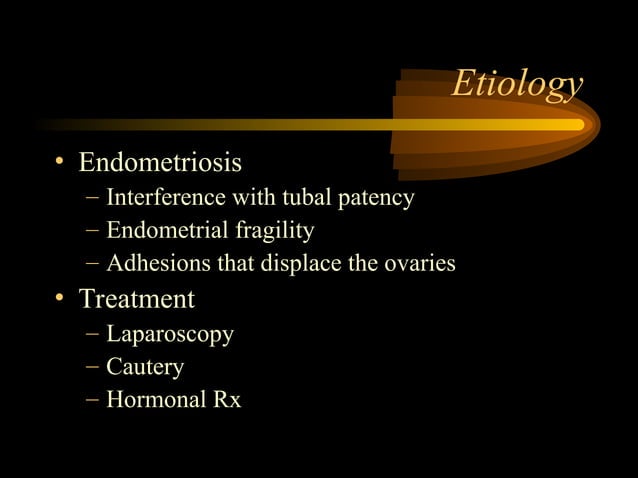 Infertility.ppt.Diagnosis etiology male factors assessment and male ...