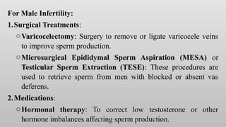 MALE AND FEMALE INFERTILITY.pptx.#Infertility, | PPTX