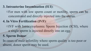 MALE AND FEMALE INFERTILITY.pptx.#Infertility, | PPTX