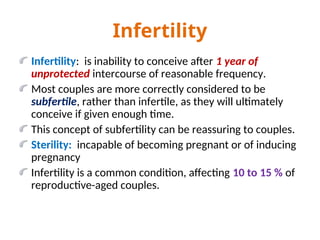 Infertility work up and treatment approach .ppt