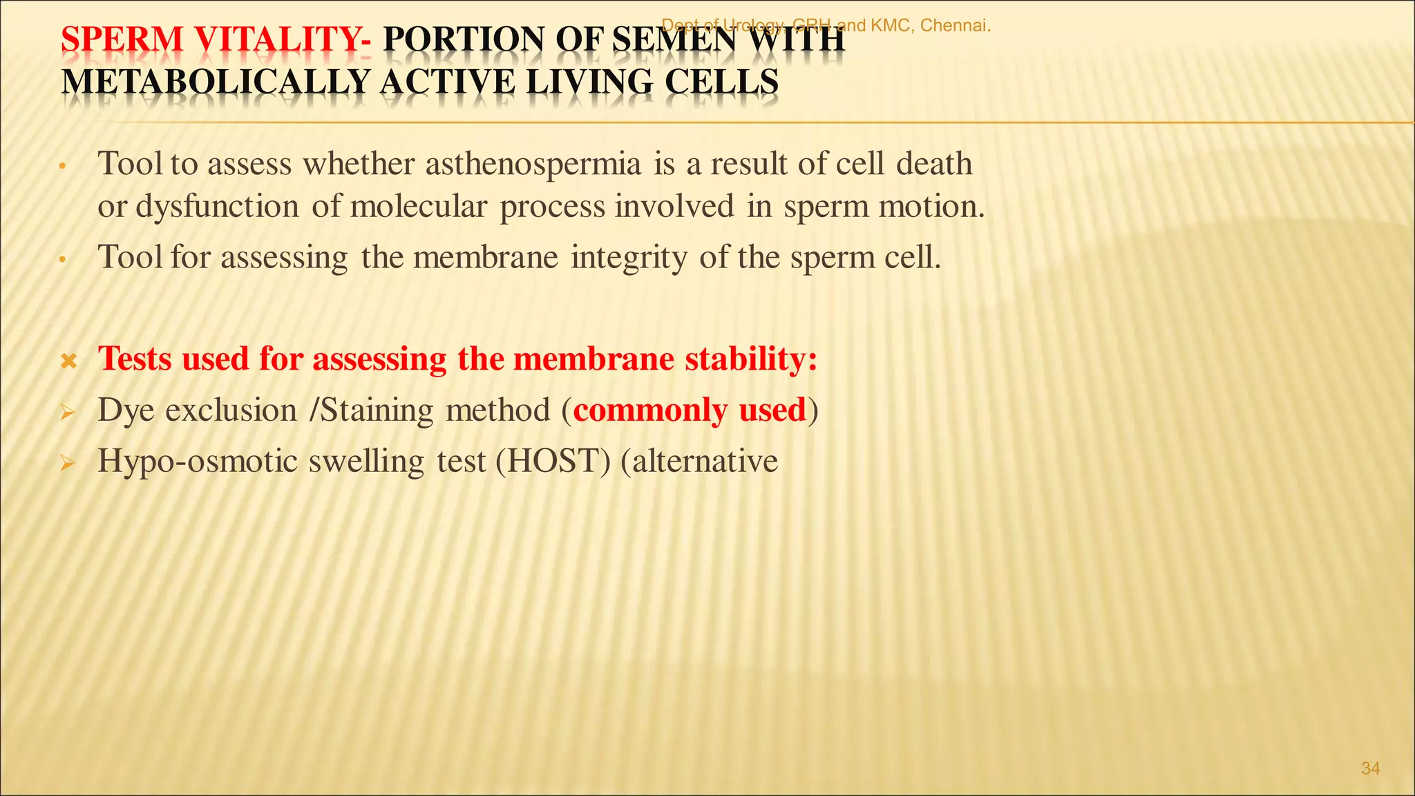 Infertility evaluation- semen analysis | PDF | Infertility | Reproductive Health