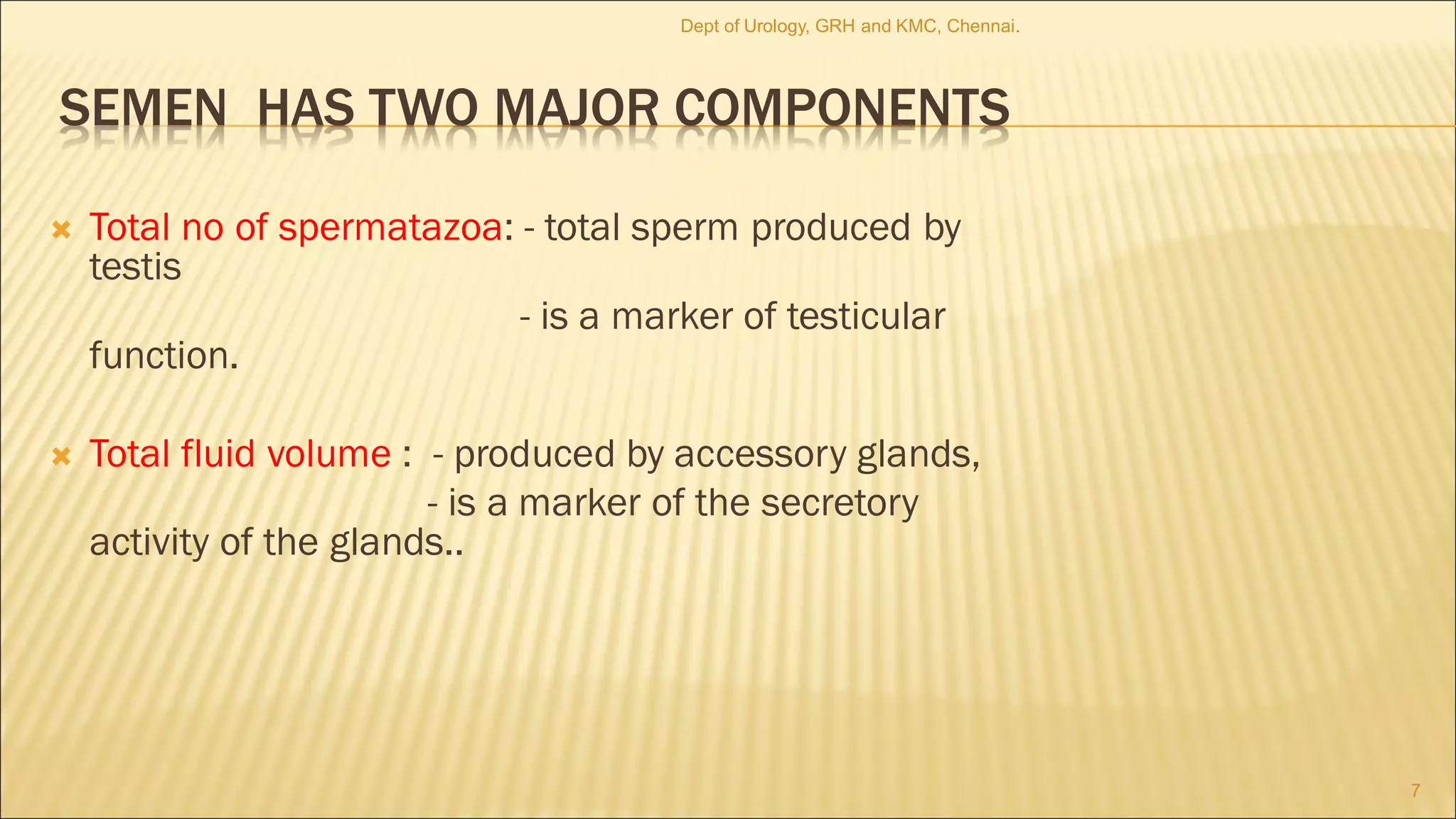 Infertility evaluation- semen analysis | PDF
