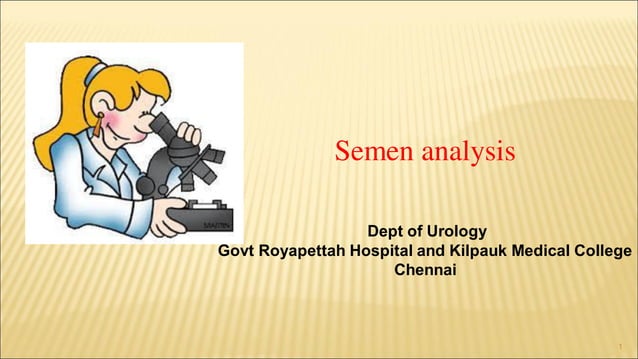Infertility evaluation- semen analysis | PDF | Infertility | Reproductive Health