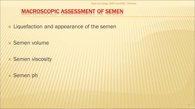 Infertility evaluation- semen analysis | PDF | Infertility | Reproductive Health