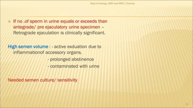 Infertility evaluation- semen analysis | PDF | Infertility | Reproductive Health