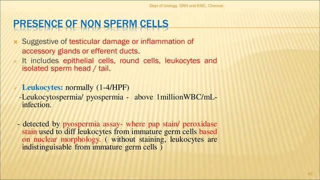 Infertility evaluation- semen analysis | PDF | Infertility | Reproductive Health