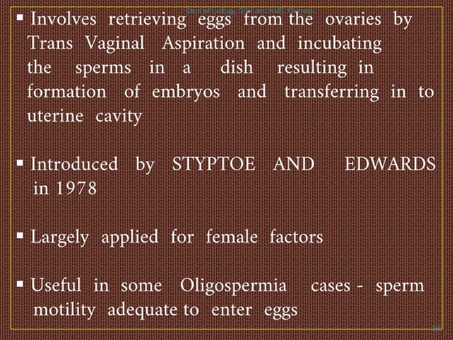 Infertility management- Assisted Reproductive Techniques (ART) | PDF | Infertility ...