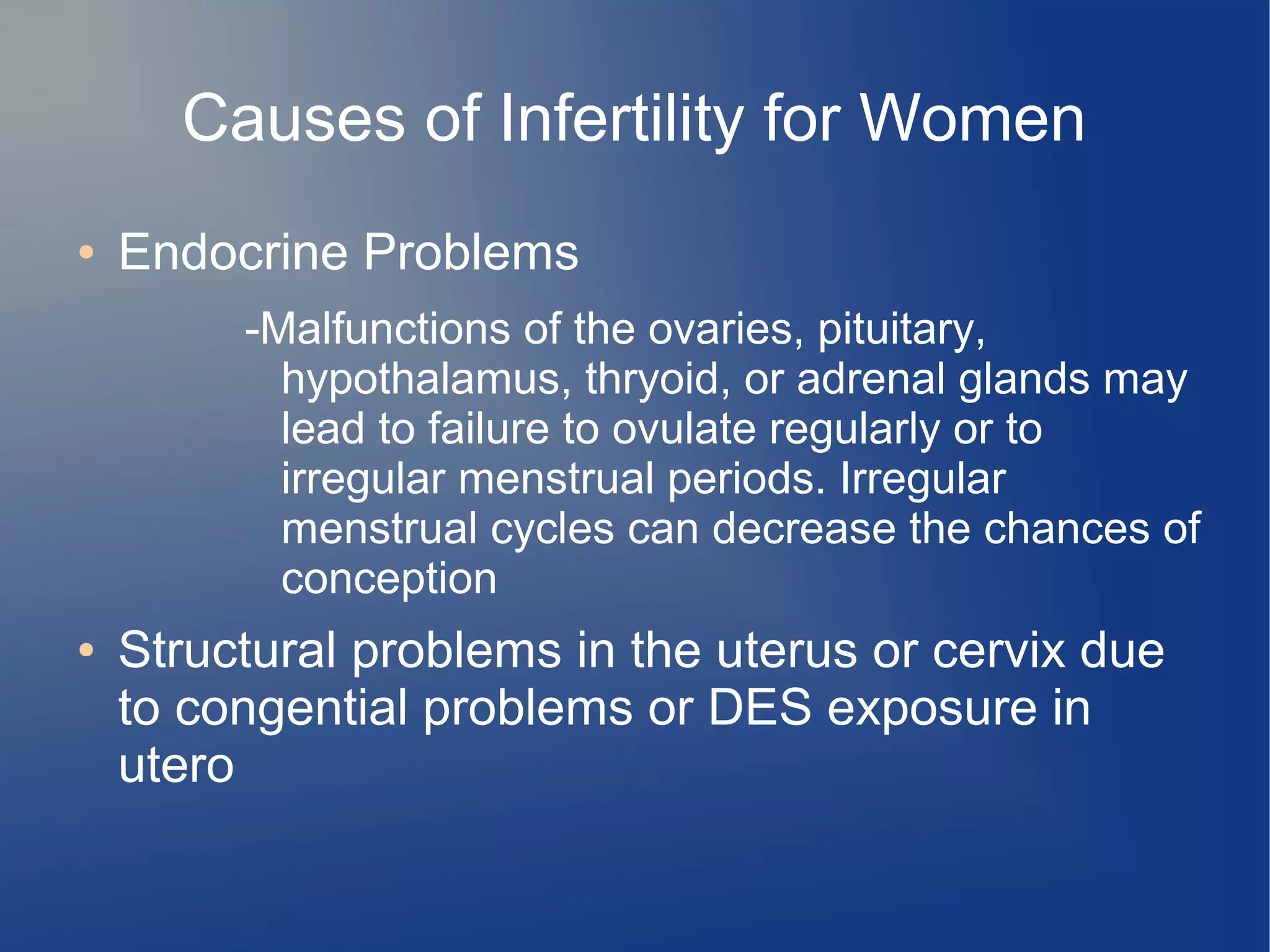 Chapter 25; Infertility and assisted reproduction | ODP