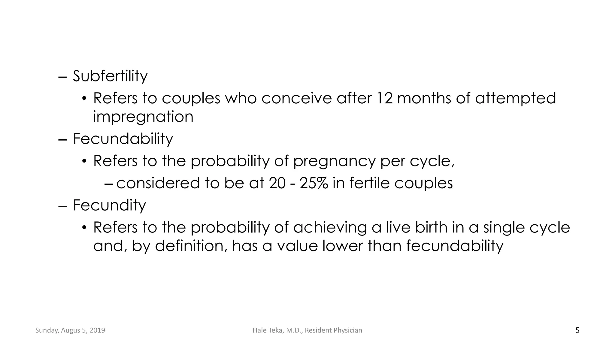 Infertility (evaluation and management) | PDF