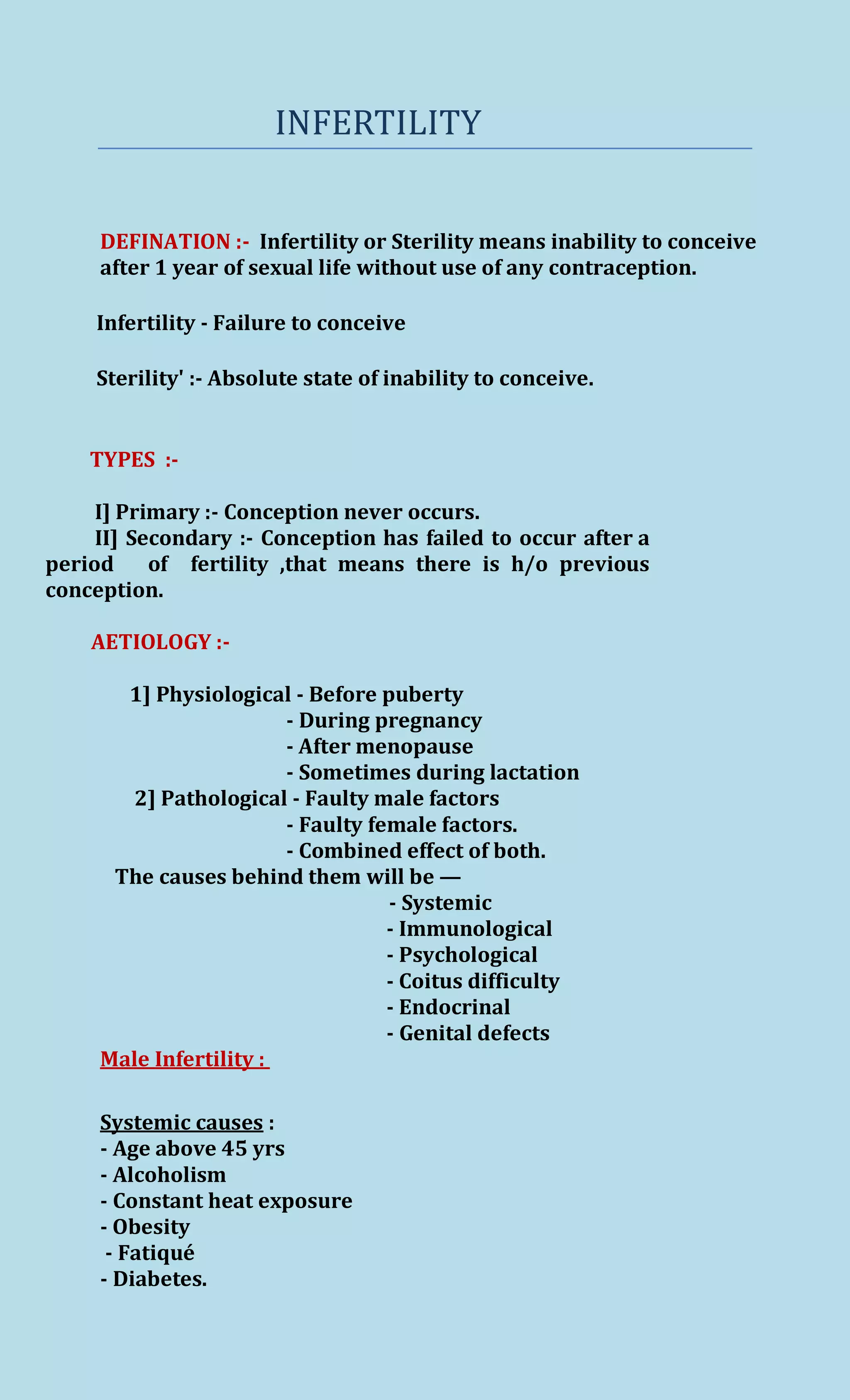 INFERTILITY | PDF