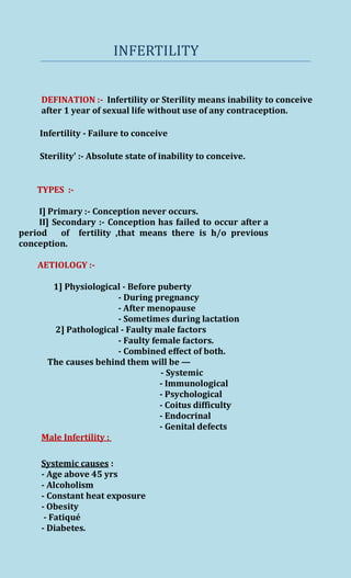 INFERTILITY | PDF