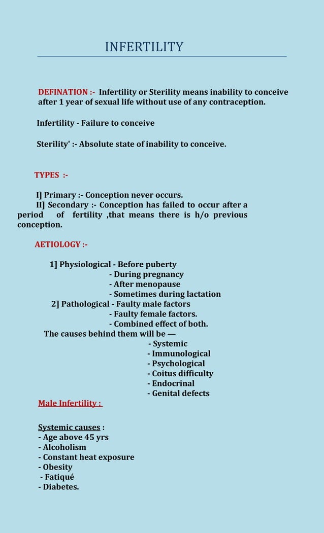 INFERTILITY | PDF