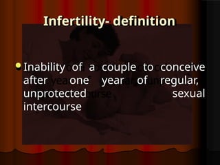 infertility causes and management in female | PPTX