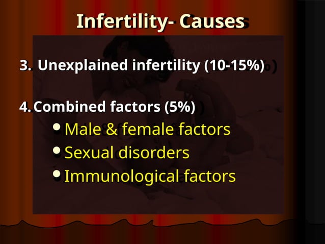 infertility causes and management in female | PPT