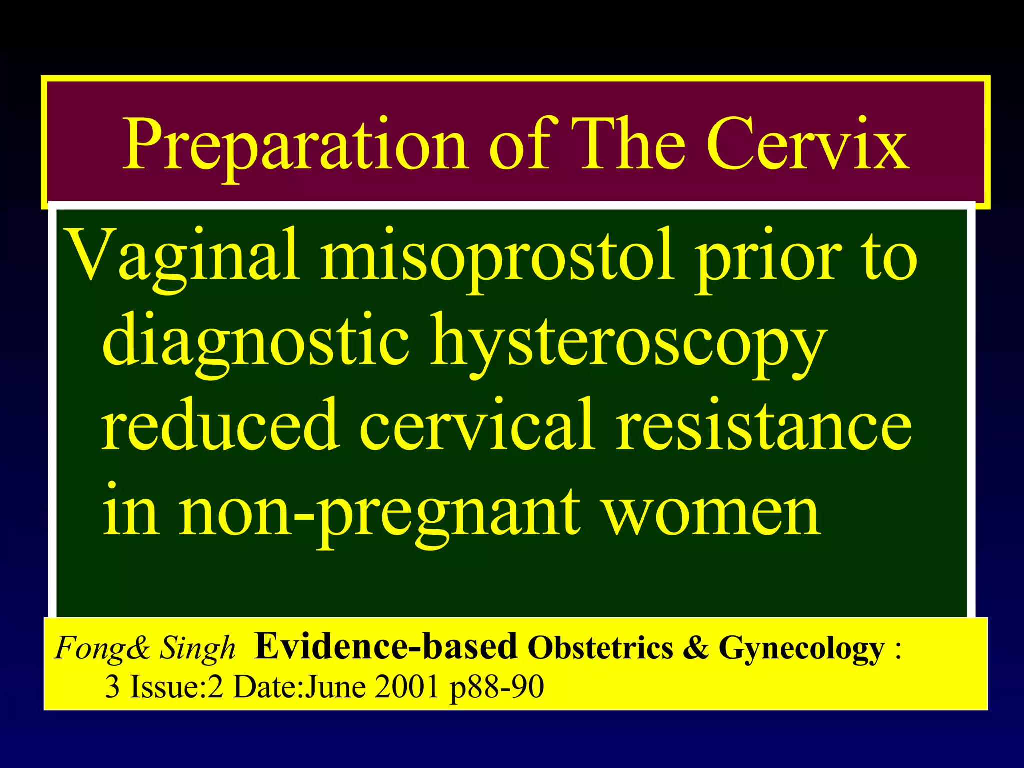 Infertility Hysteroscopy | PPT